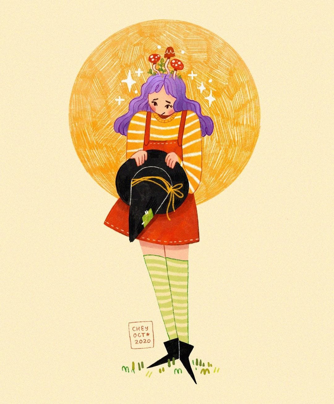 Halloween Themed Illustrations by Cheyenne Barton - Graphic and Web ...